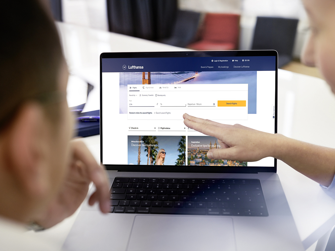Lufthansa launcht intuitive, personalisierte Website - IBM iX
